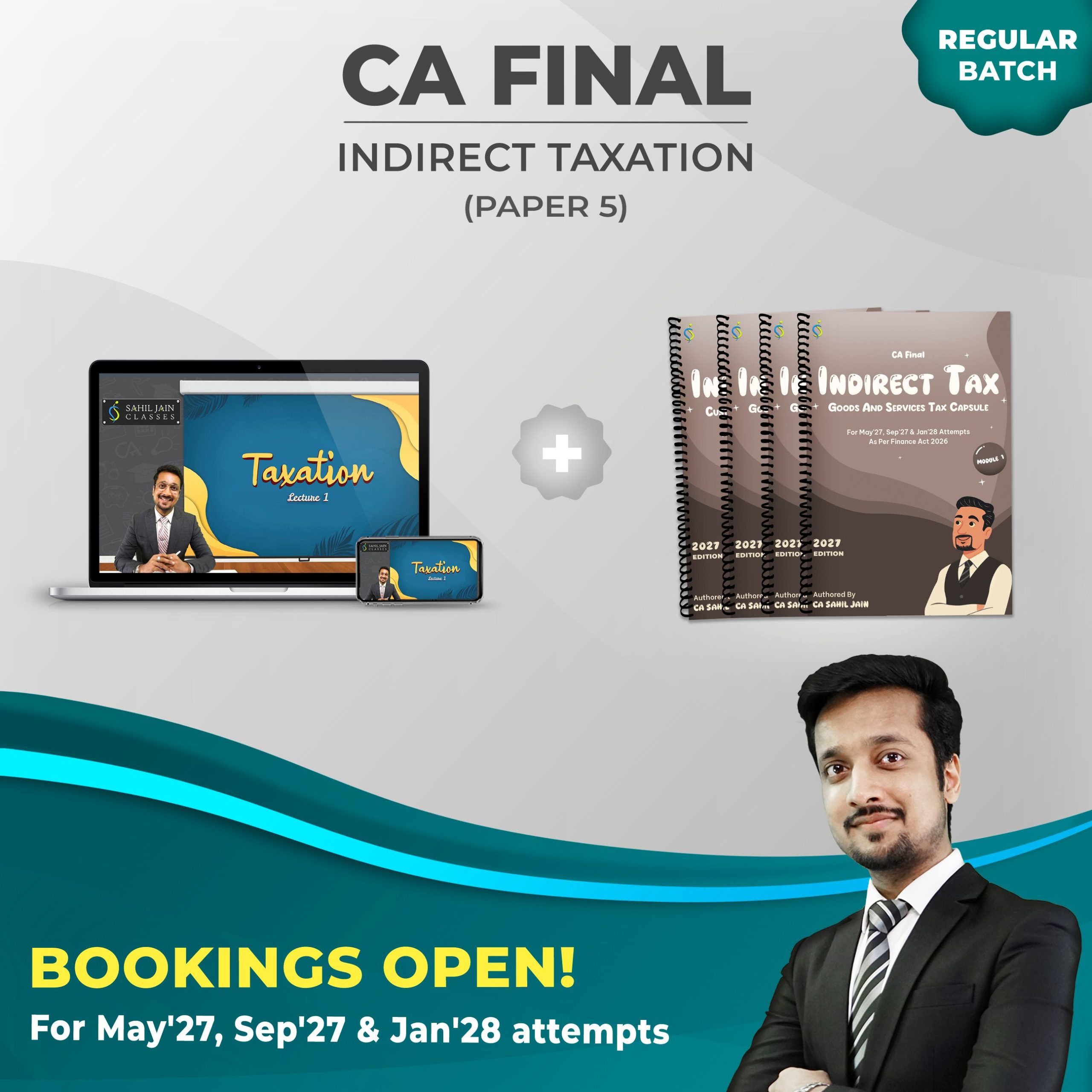 CA Final Indirect Taxation (May’27, Sep’27 & Jan’28 Attempts) (Paper 5 ...